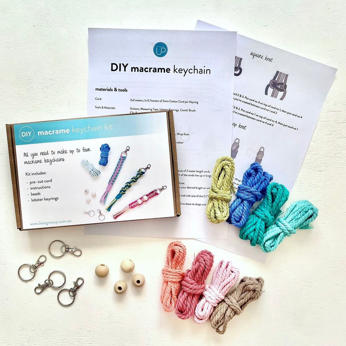 DIY Macrame Keychain Kit – Hang Me U.P.