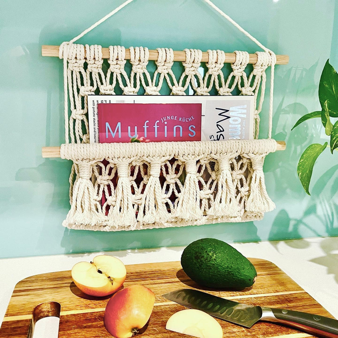 Macrame Wall Storage & Shelves| Stylish & Functional Hanging Solutions ...